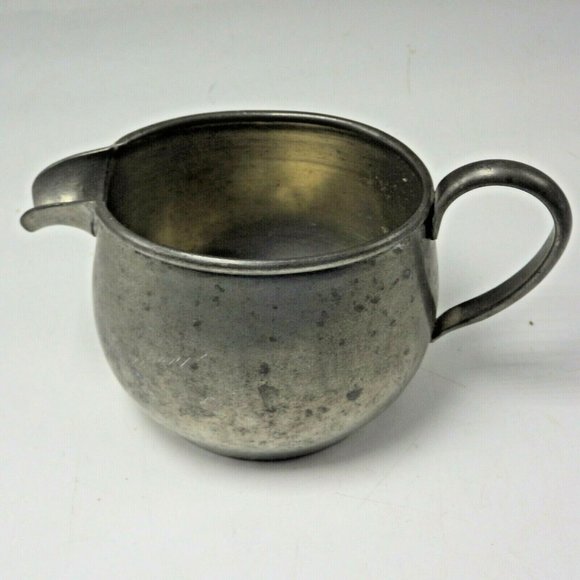 Unbranded | Dining | Pewter Creamer Rustic Tavern Primitive Distressed ...